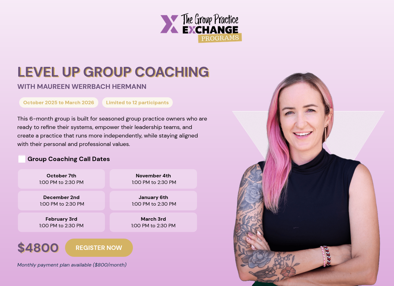 Level Up Hub - The Group Practice Exchange