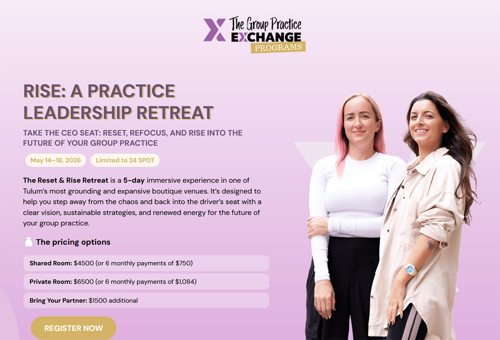 RISE: A Practice Leadership Retreat - The Group Practice Exchange